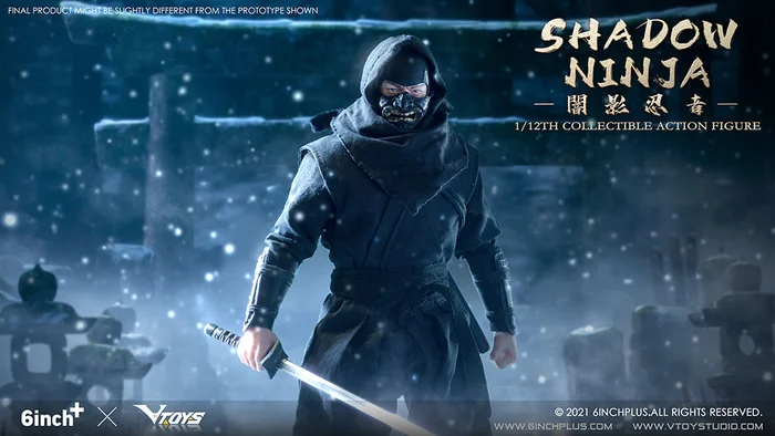 Shadow Ninja (Black) 1/12 Scale Action Figure - Tokyo Otaku Mode (TOM)