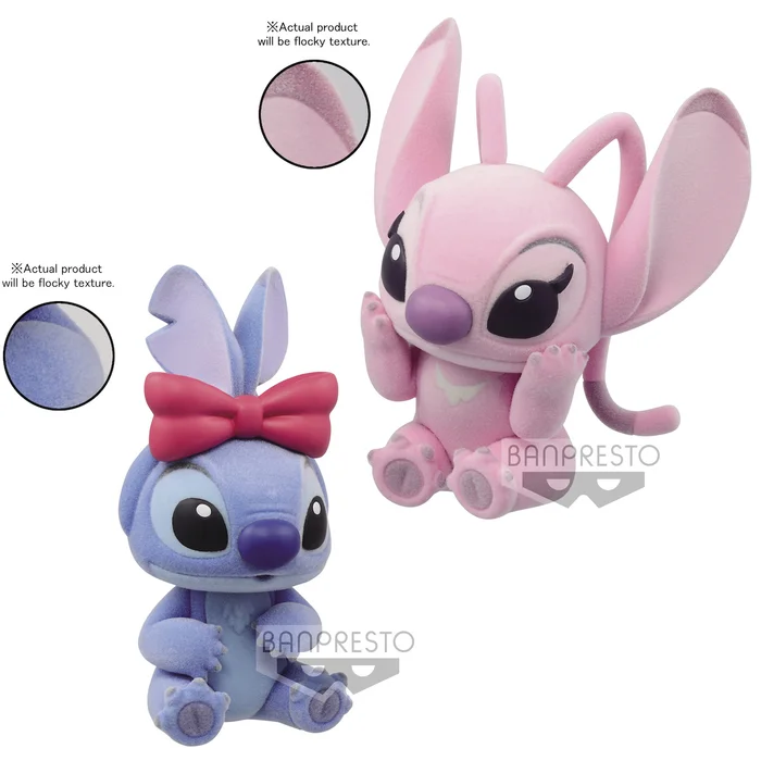 Fluffy Puffy Disney Characters Stitch & Angel - Tokyo Otaku Mode (TOM)