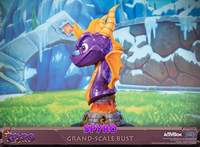 Spyro the Dragon Spyro Grand-Scale Bust: Standard Edition - Tokyo Otaku ...