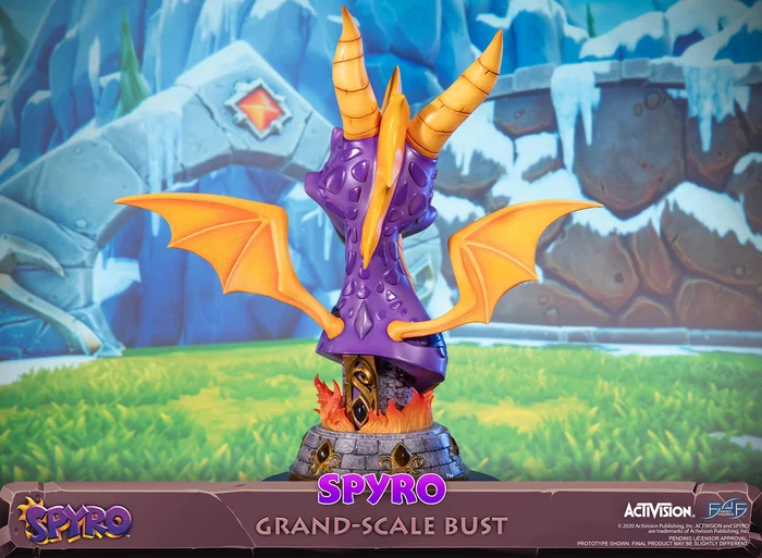 Spyro the Dragon Spyro Grand-Scale Bust: Standard Edition - Tokyo Otaku ...