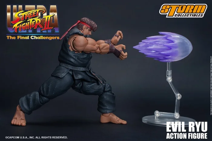 Ultra Street Fighter II: The Final Challengers Evil Ryu 1/12 Scale ...