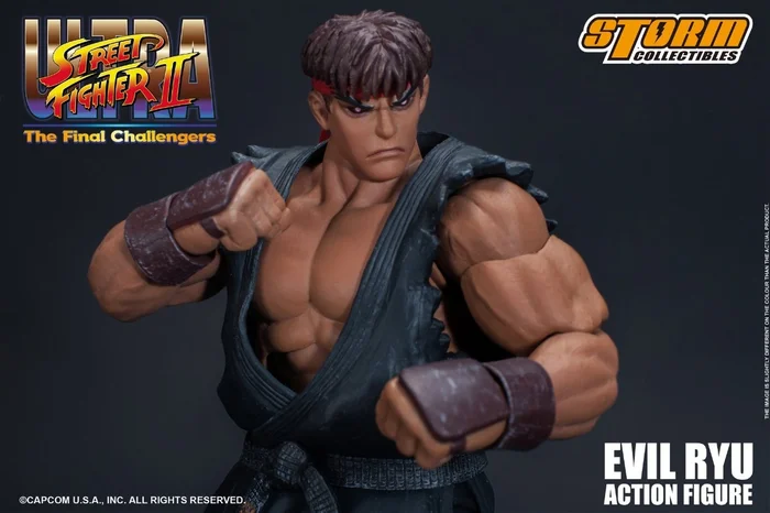 Ultra Street Fighter II: The Final Challengers Evil Ryu 1/12 Scale ...