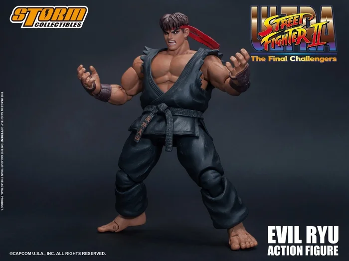 Ultra Street Fighter II: The Final Challengers Evil Ryu 1/12 Scale ...