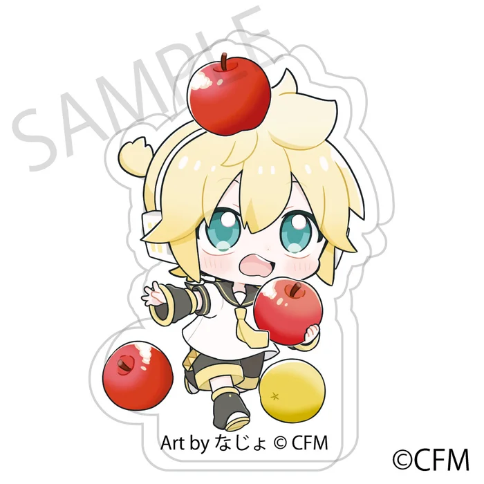 Snow Miku x Hirohako Ultra-thick Acrylic Chibi Figure Hirosaki Kagamine ...