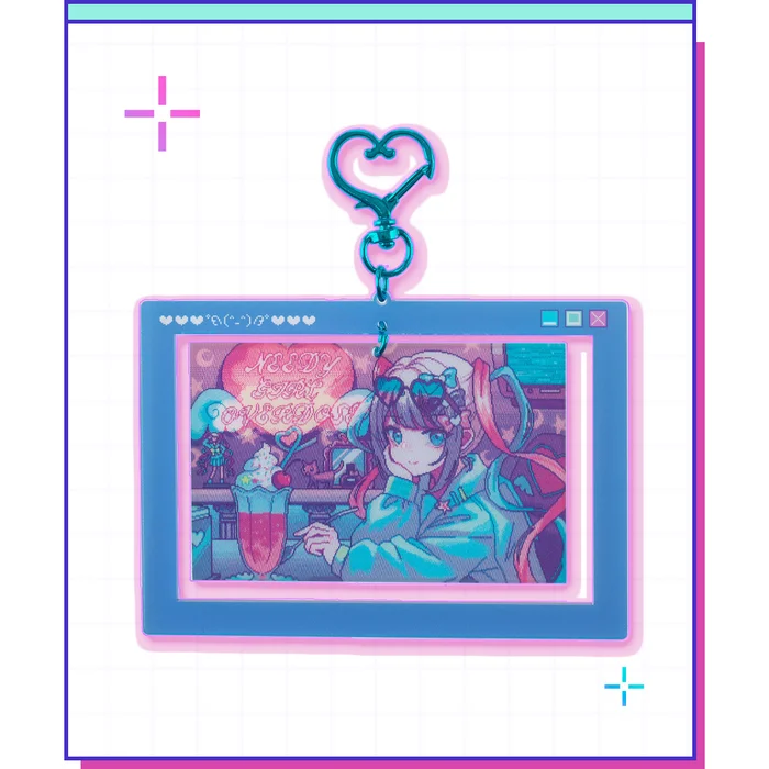Needy Streamer Overload Chill Retro Clear Acrylic Key Chain - Tokyo ...