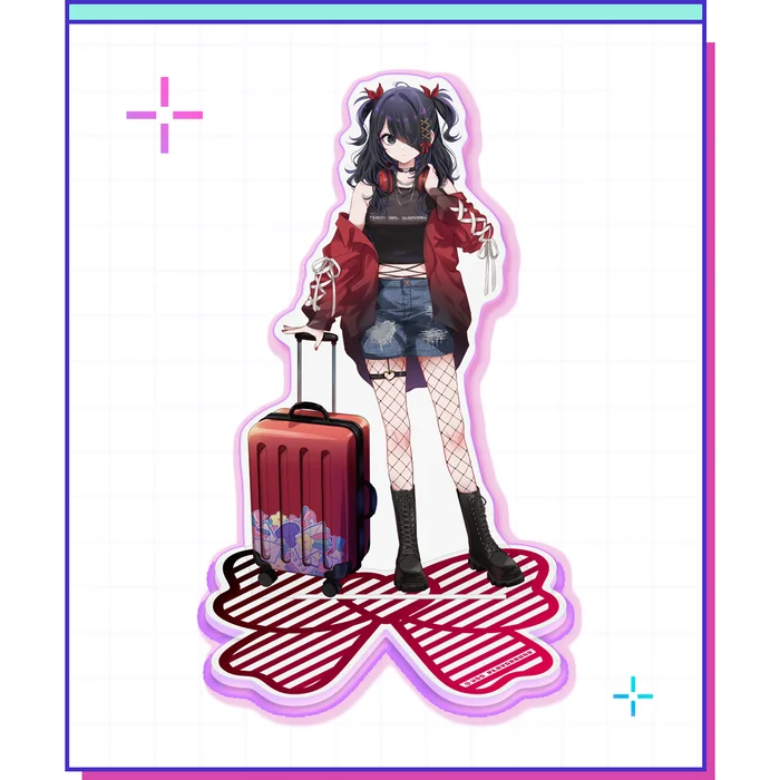 Needy Streamer Overload East and West Key Visual Acrylic Stand - Tokyo ...