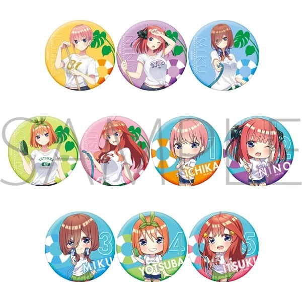 The Quintessential Quintuplets ? Character Badge Collection Box Set ...