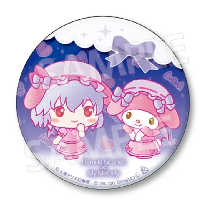 Touhou Project x Sanrio Characters Big Pin Badge Collection - Tokyo ...