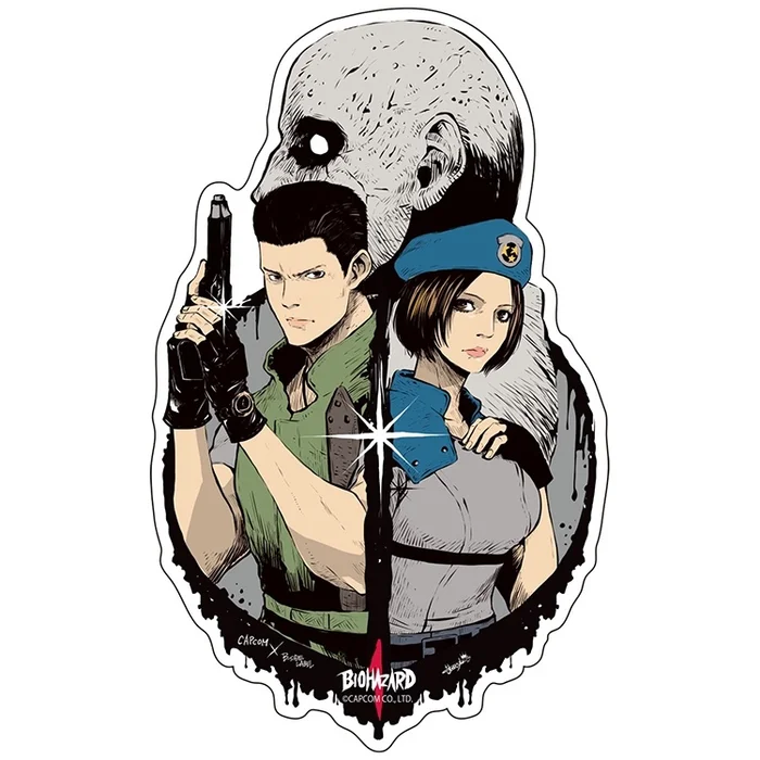 Capcom x B-Side Label Resident Evil Sticker Collection - Tokyo Otaku ...