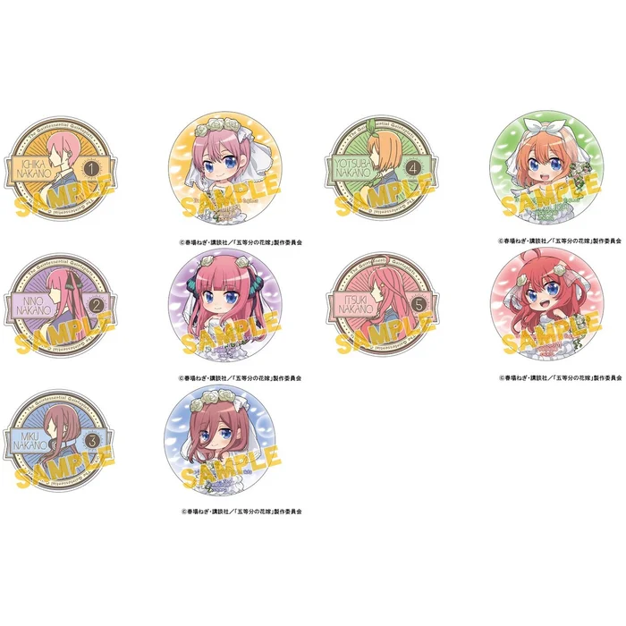 The Quintessential Quintuplets Sticker Set - Tokyo Otaku Mode (TOM)