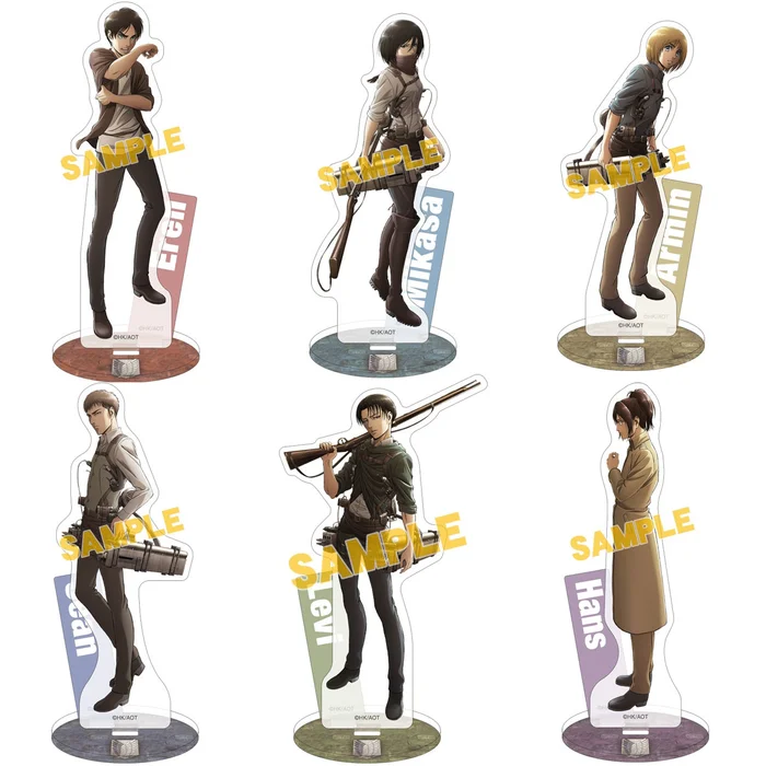 Attack on Titan Stand Pop Acrylic Character Stand Collection - Tokyo ...