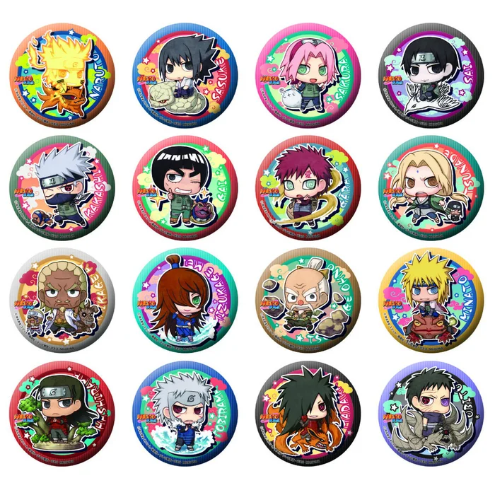 Naruto Shippuden Button Badge Collection Box Set - Tokyo Otaku Mode (TOM)