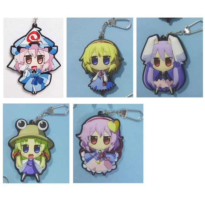 Touhou Project Akaneya Rubber Keychains Vol. 4 - Tokyo Otaku Mode (TOM)
