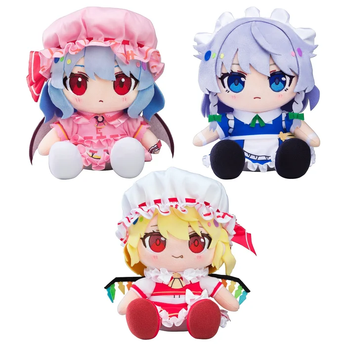 Touhou Lost Word Chocopuni Plushie Remilia Scarlet/Sakuya Izayoi ...