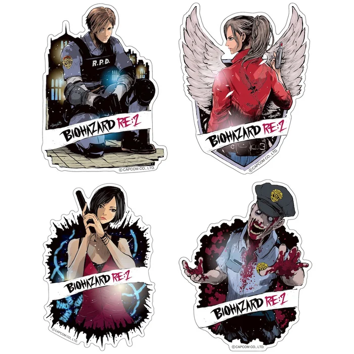Capcom x B-Side Label Resident Evil 2 Sticker Collection - Tokyo Otaku ...