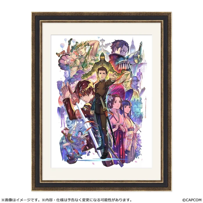 The Great Ace Attorney Chronicles Main Visual Chara Fine Graph w/ Frame ...