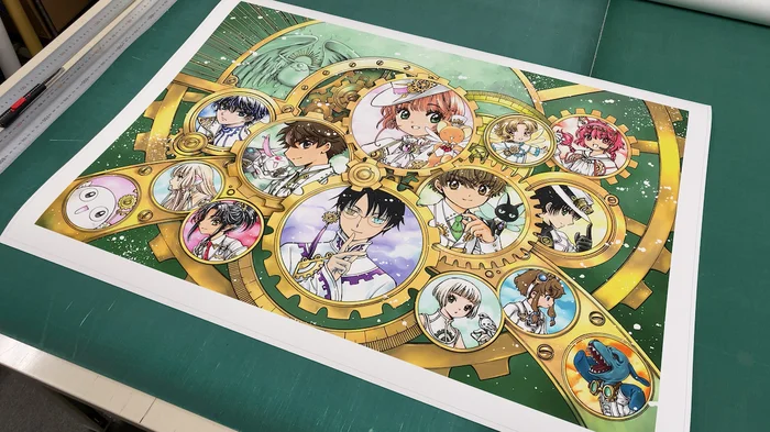 CLAMP 30th Anniversary Main Visual Reproduction Art Print (A1-Size ...