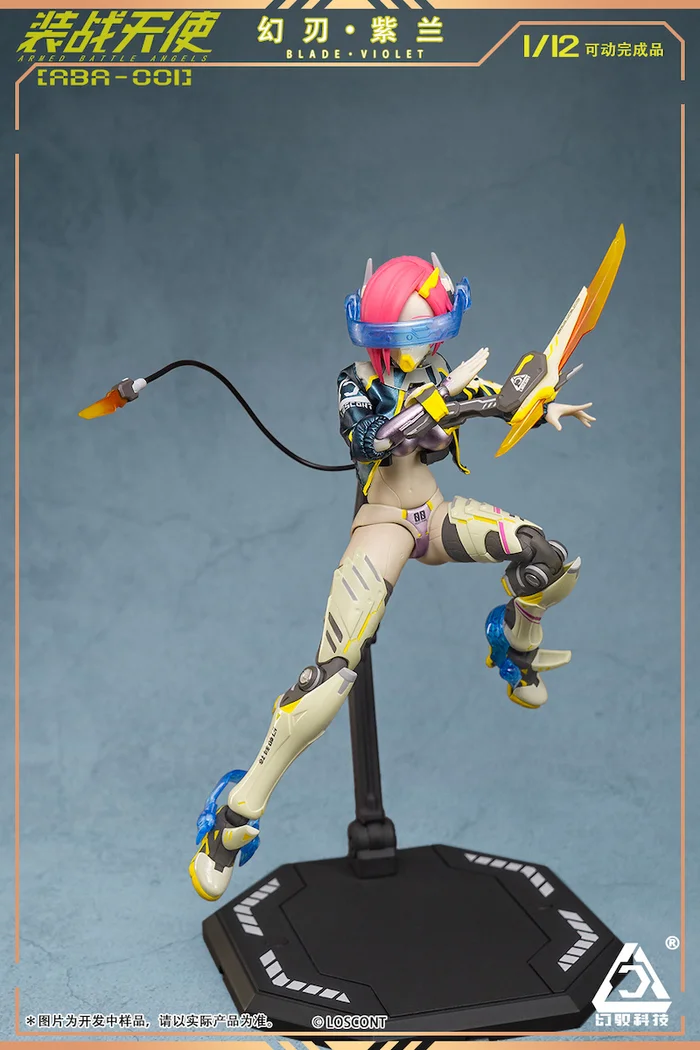 Armored Battle Angels Series ABA-001 Blade Violet 1/12 Action Figure ...