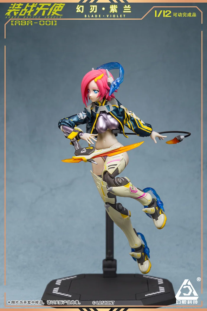 Armored Battle Angels Series ABA-001 Blade Violet 1/12 Action Figure ...